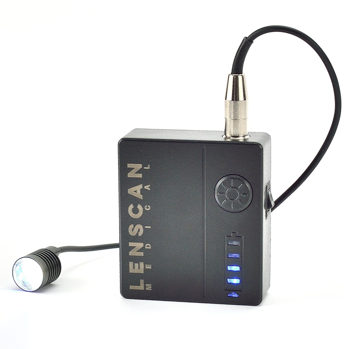 LuxMini LED Headlight with Push Button Control Battery – SurgiOptics